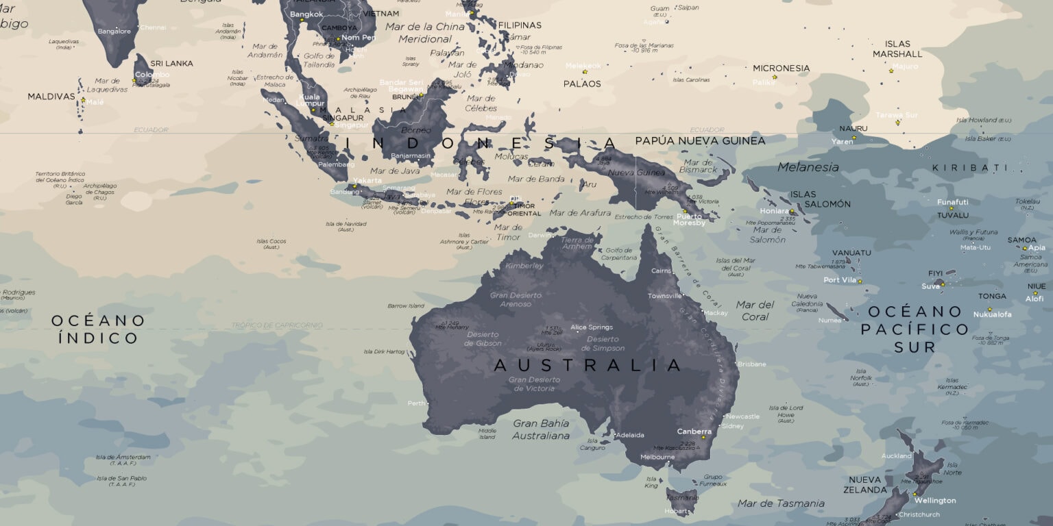 Mapa del Mundo XXL - Mapamundi XXL - Mapa Gigante