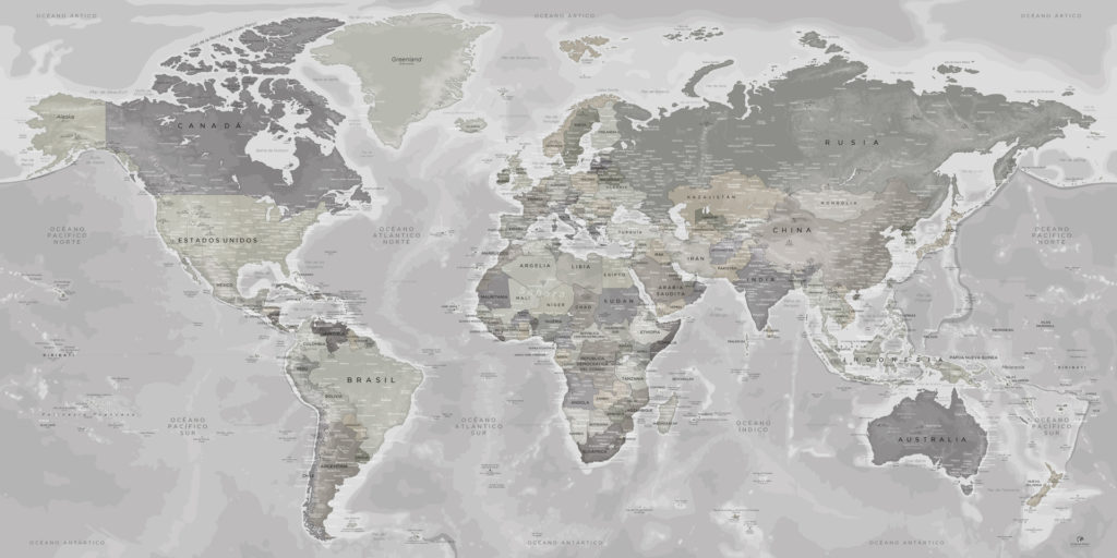 Mapamundi Mural - Mapa Mundial Gigante Actualizado | Original Map