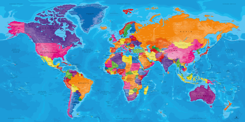 MAPAS DEL MUNDO