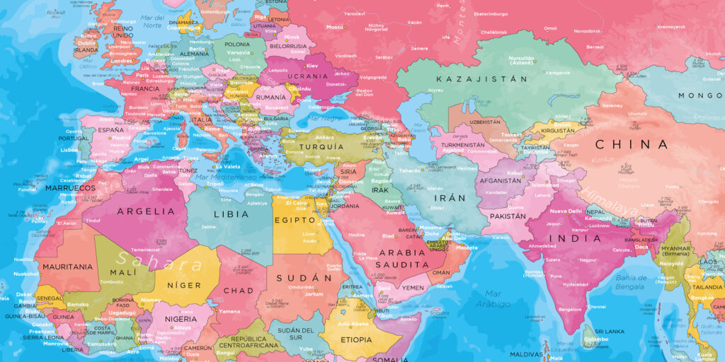 Mapamundi - Mapa mundial | Original Map